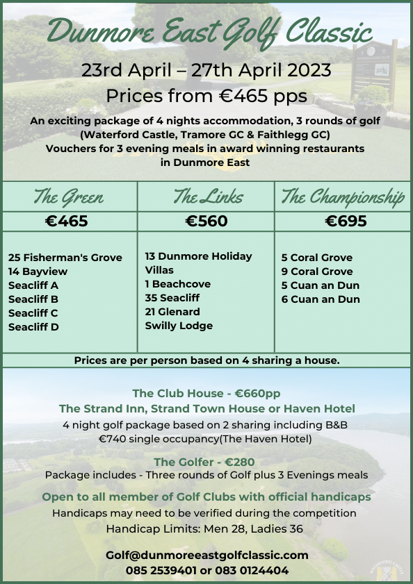 Dunmore East Golf Classic – Golf Classic