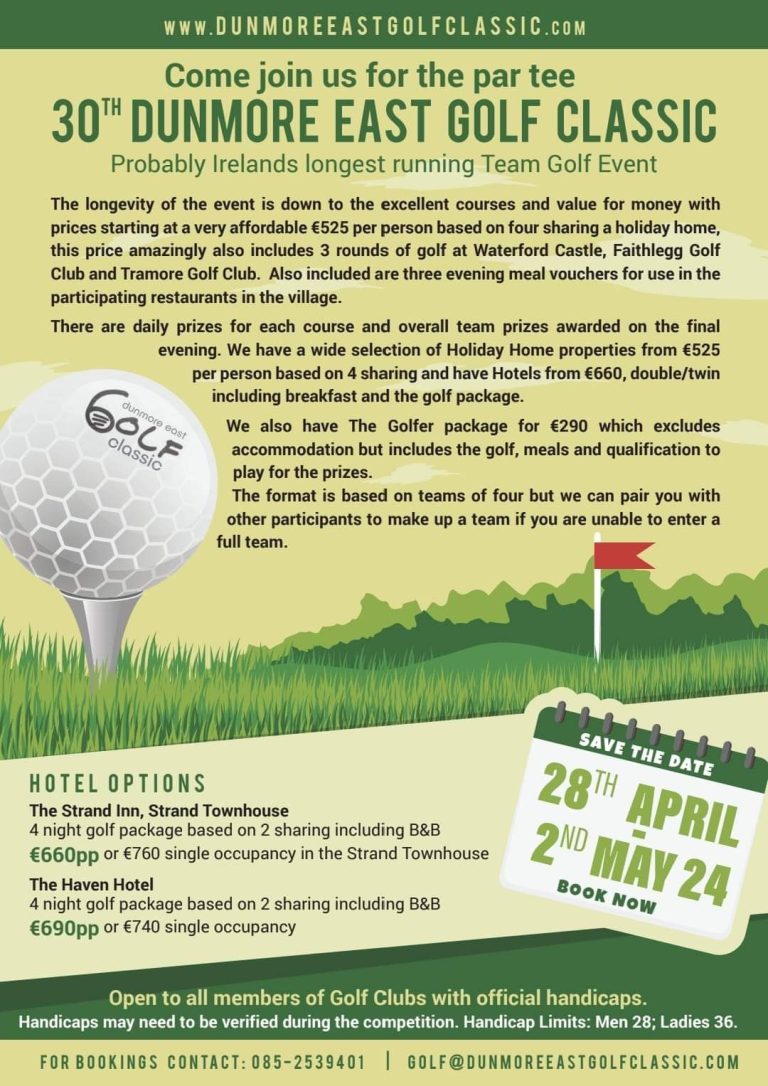 Dunmore East Golf Classic – Golf Classic